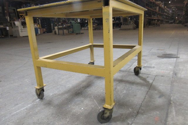 Industrial Steel Rolling Weld Work Assembly Table Bench 48"x36"x37 Tall ...