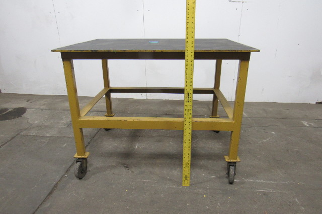 Industrial Steel Rolling Weld Work Assembly Table Bench 48"x36"x37 Tall ...