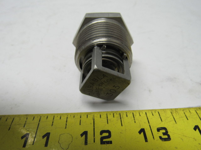 DFT 8074 In-line Basic-check Valve 1/2" NPT 2500 CWP 1500 PSIG 700 ...