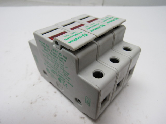 Littelfuse LPSC-ID Power-Safe 600v 30a 3Pole 3 fuse holder | Bullseye ...