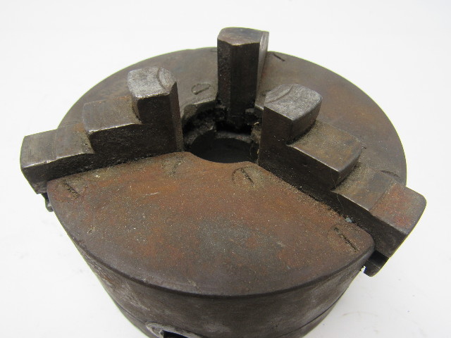 4 1/4" Scroll 3 Jaw Lathe Chuck Plain Back 1" thru hole | Bullseye ...