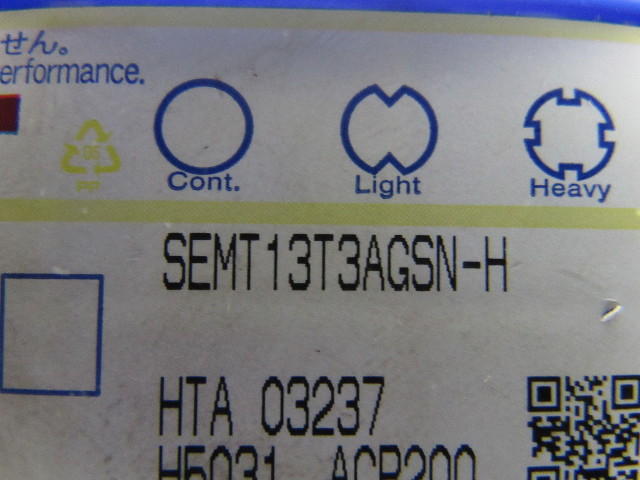 Sumitomo Electric SEMT13T3AGSN-H ACP200 Indexable inserts Lot of 10 pcs ...