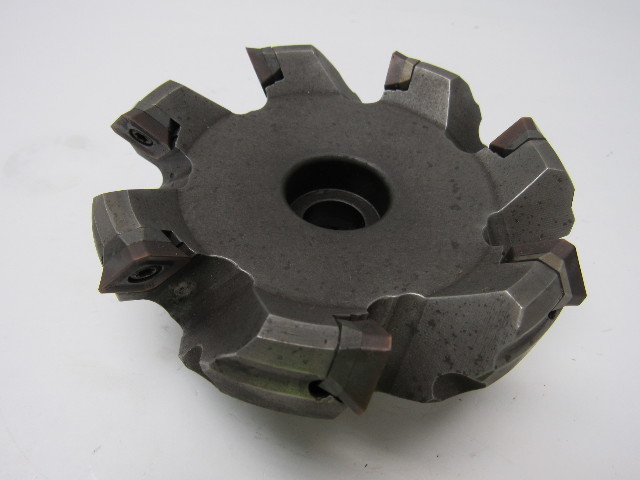 SUMITOMO WGCF4400SR 705 4" Face Mill 1-1/4" Arbor 7 Indexable Cutters ...