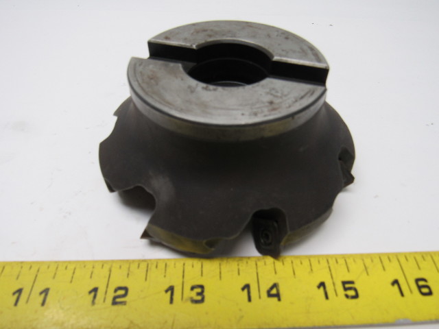 SUMITOMO WGCF4400SR 705 4" Face Mill 1-1/4" Arbor 7 Indexable Cutters ...
