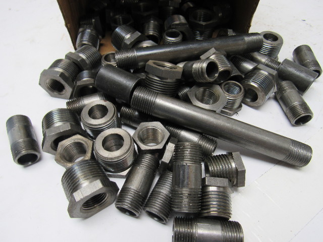 1 Lot Of 3/8" Pipe Bushings Short Nipples & Couplings Details In ...