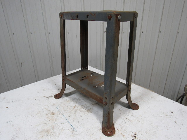 Industrial Metal Table Base Steampunk Machine Stand Splayed Legs 24 ...