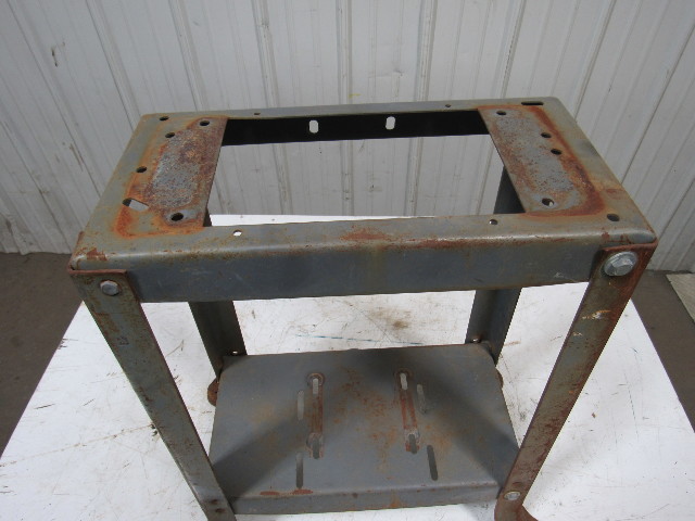 Industrial Metal Table Base Steampunk Machine Stand Splayed Legs 24 ...