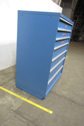 Lista 7 Drawer Wide Storage Cabinet 47"Wx28-1/2" Dx59-1/2" Tall ...