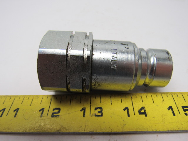 Stucchi M-A13 Hydraulic Fitting Coupler 3/4 NPT SAE 11 | Bullseye ...