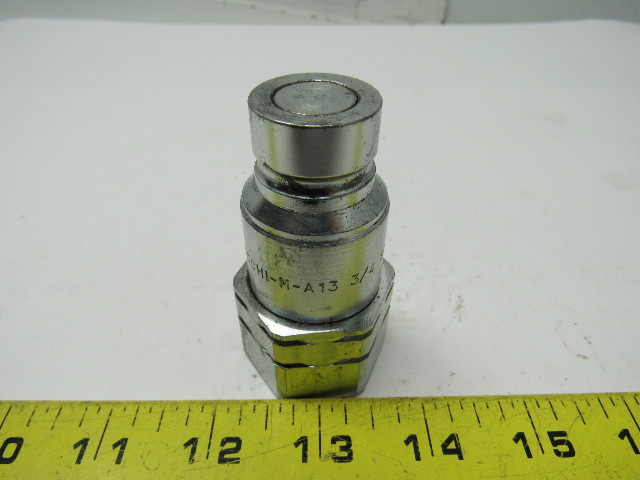 Stucchi M-A13 Hydraulic Fitting Coupler 3/4 NPT SAE 11 | Bullseye ...