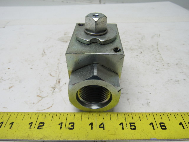 Anchor Fluid Power AE2S#12-11DB Hydraulic Ball Valve Manual Actuation ...