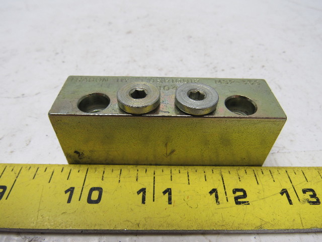 Trabon Lubriquip MSP-35S Manifold Block Valve | Bullseye Industrial Sales