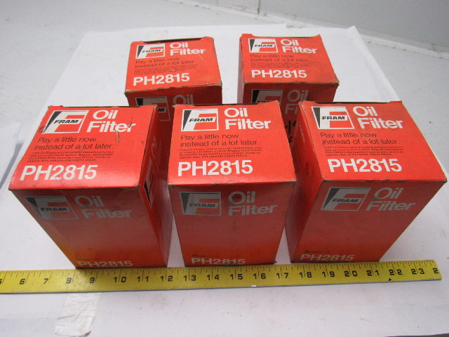 Fram PH2815 Oil Filter Spin On Lot of 5 | Bullseye Industrial Sales