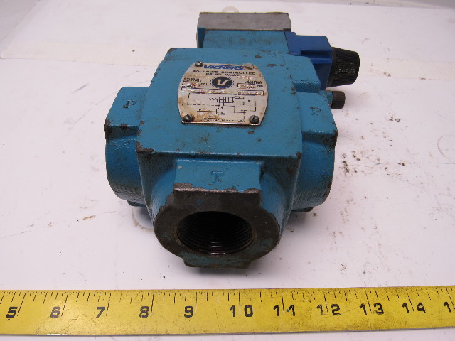 Vickers CT5-100A-F-M-WLB-90 Solenoid Controlled Pilot Operated Relief ...