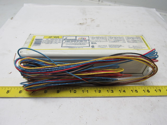 Advance ASB-0620-24-BL-TP Sign Ballast T12/HO Lamp Combo 120V 60Hz 2.5A ...
