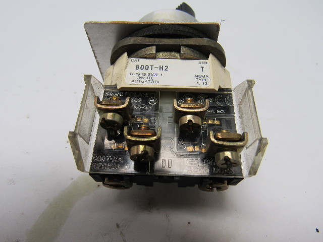 Allen Bradley 800T-H2 Series T 2 Position Selector Switch | Bullseye ...