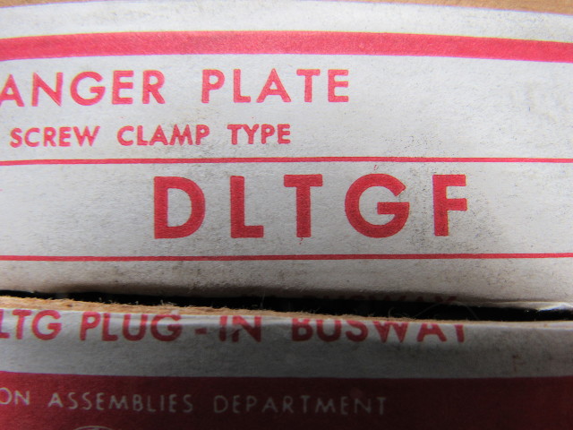 General Electric DLTGF Hanger Plate Screw Clamp Type for LTG Plugin ...