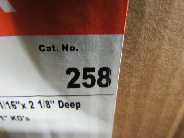 Raco 258 Steel Electrical Box 4-11/16"x2-1/8" Deep 1/2" 3/4" 1" Kos Lot ...