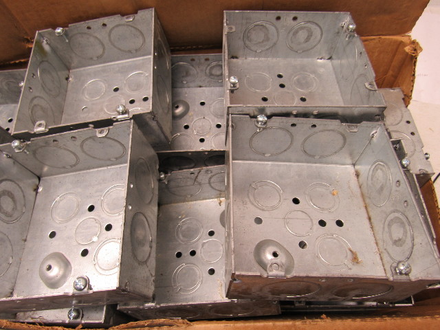 Raco 258 Steel Electrical Box 4-11/16"x2-1/8" Deep 1/2" 3/4" 1" Kos Lot ...