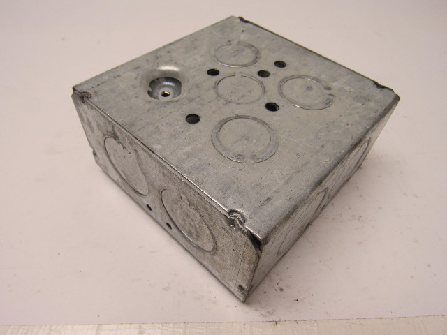 Raco 258 Steel Electrical Box 4-11/16"x2-1/8" Deep 1/2" 3/4" 1" Kos Lot ...