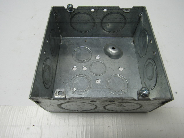 Raco 258 Steel Electrical Box 4-11/16"x2-1/8" Deep 1/2" 3/4" 1" Kos Lot ...