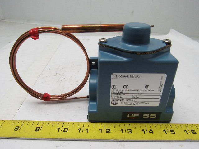 United Electric E55A-E22BC 55 Series Temperature Controller 50 to 300F ...