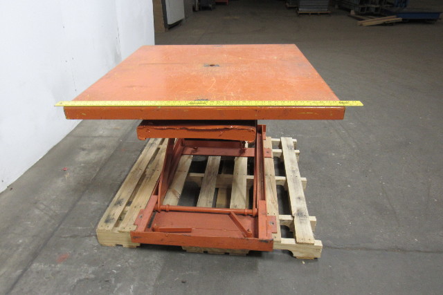Bishamon Pallet Loading Station/Rotating Pneumatic Scissor Lift 48x44 ...