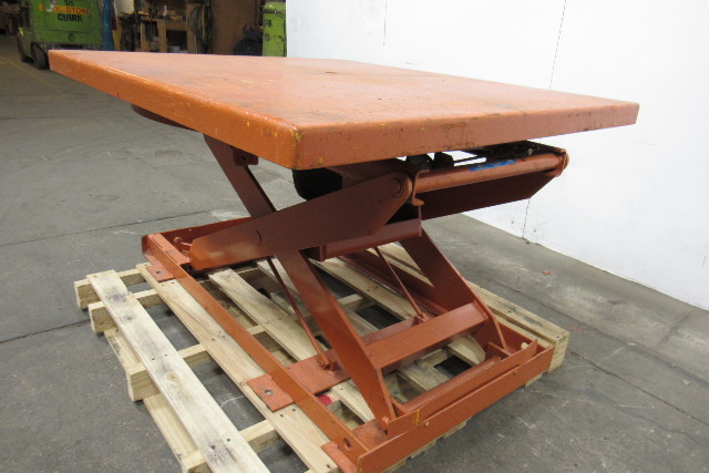Bishamon Pallet Loading Station/Rotating Pneumatic Scissor Lift 48x44 ...