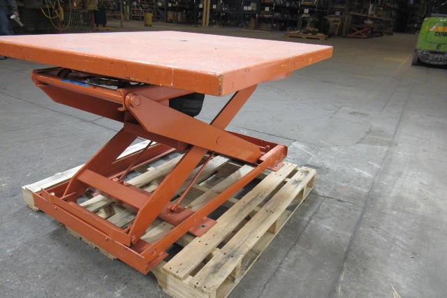 Bishamon Pallet Loading Station/Rotating Pneumatic Scissor Lift 48x44 ...