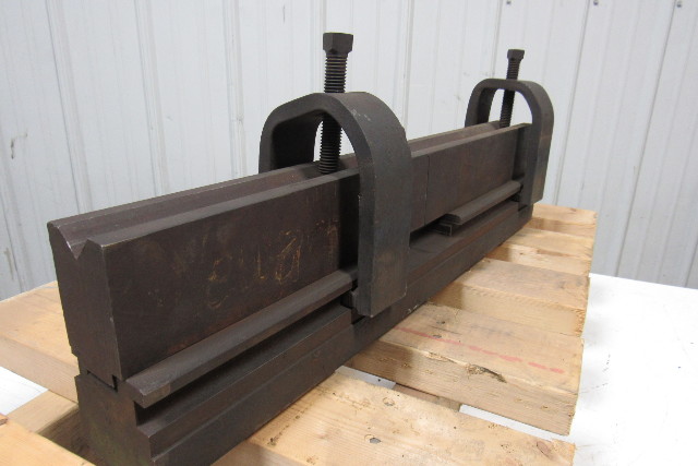 Punch Press 90 Degree Bottom Die Setup V Block 11-7/8"L w/ 2 Clamps As ...