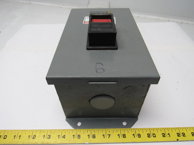 Square D 2510-MCA3 600V Manual Starter 200-230V 7.5 HP, 280-575V 10 HP ...