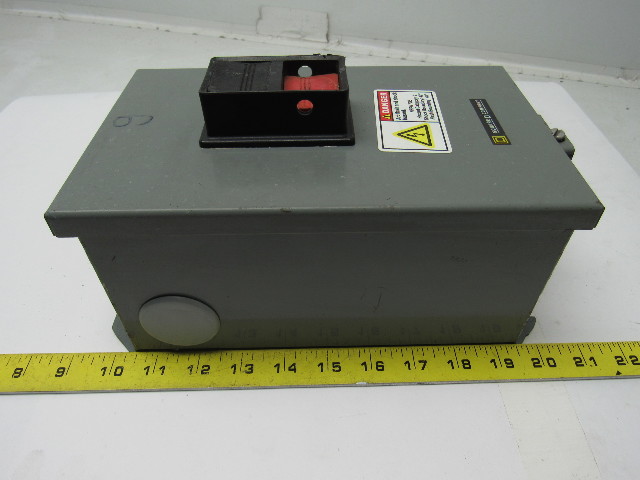 Square D 2510-MCA3 600V Manual Starter 200-230V 7.5 HP, 280-575V 10 HP ...