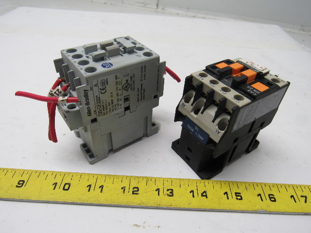(1) Allen Bradley Relay 700-CF220* (1) Telemecanique CA2DN22 Lot Of 2 ...
