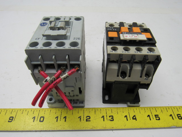 (1) Allen Bradley Relay 700-CF220* (1) Telemecanique CA2DN22 Lot Of 2 ...