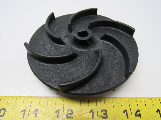 Graymills Double Pump Impeller, No ID No. 4" OD 3/4" Thick Across Vanes ...