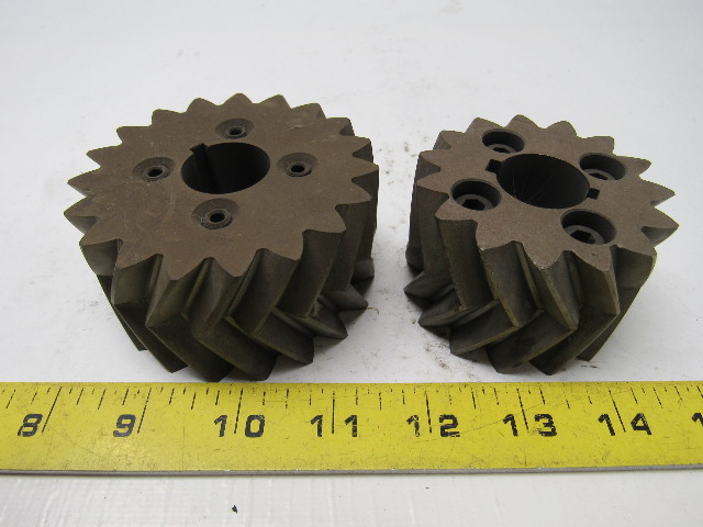 Herringbone / Chevron Gears 1-3/4" Wide 15 & 19 Tooth .984" Bore ...