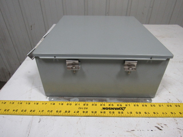 Hoffman A1614NF 16" X 14" X 6" Clamp Cover Steel Electrical Enclosure ...