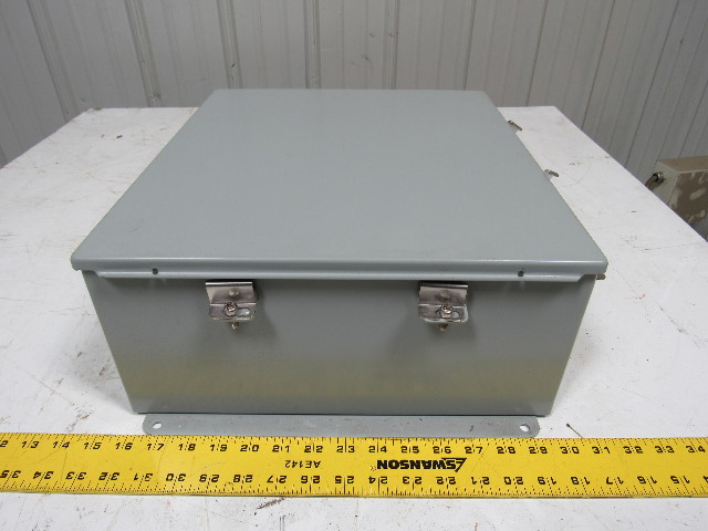 Hoffman A1614NF 16" X 14" X 6" Clamp Cover Steel Electrical Enclosure ...