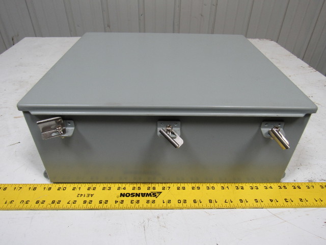 Hoffman A1614NF 16" X 14" X 6" Clamp Cover Steel Electrical Enclosure ...