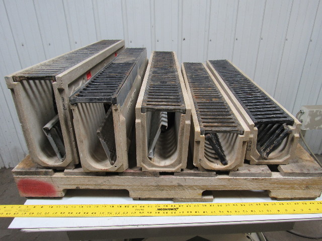 Polydrain 5 Sections With Grating / See Description 5 Pcs. Sold As 1 ...
