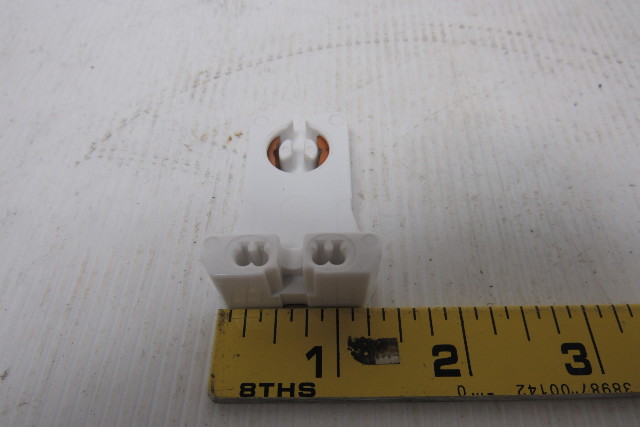 GE Fanuc ALF 213-04 Fluorescent Lamp holder Base Mount W/2 Step Slot ...