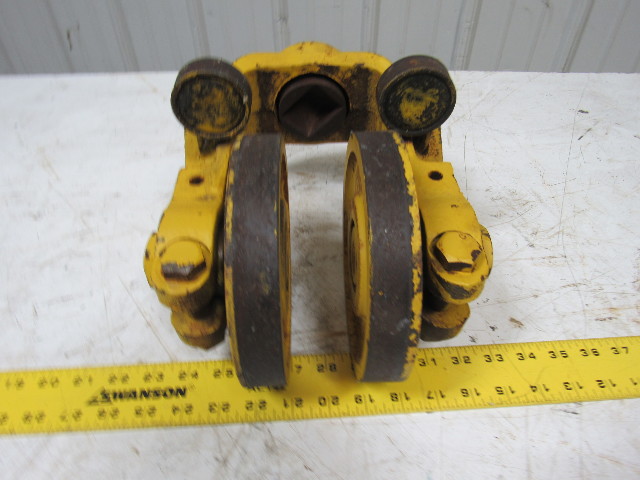 Spanmaster 16-905-00 Heavy Duty Hoist 3-3/8" Beam Trolley 6-1/2" Wheel ...