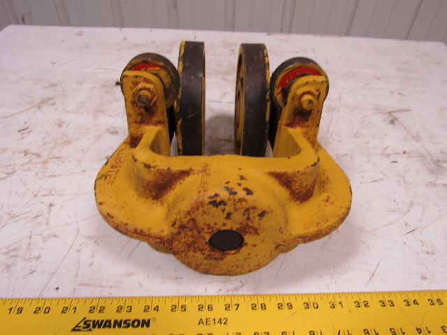 Spanmaster 16-905-00 Heavy Duty Hoist 3-3/8" Beam Trolley 6-1/2" Wheel ...