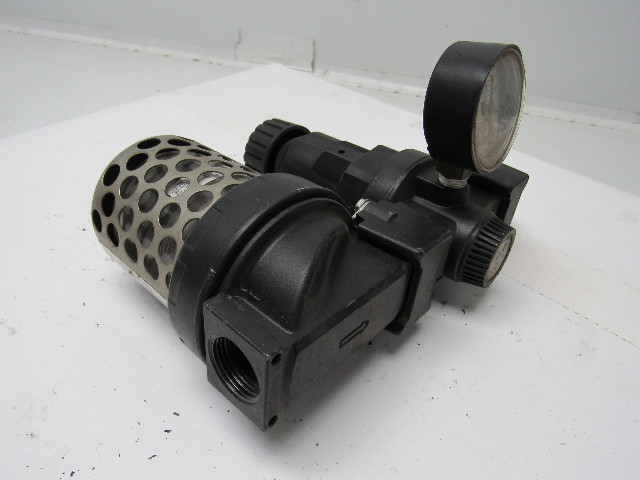 Master Pneumatic R-100-6 & FD100-6X Regulator & Filter 3/4"npt 0-125psi ...