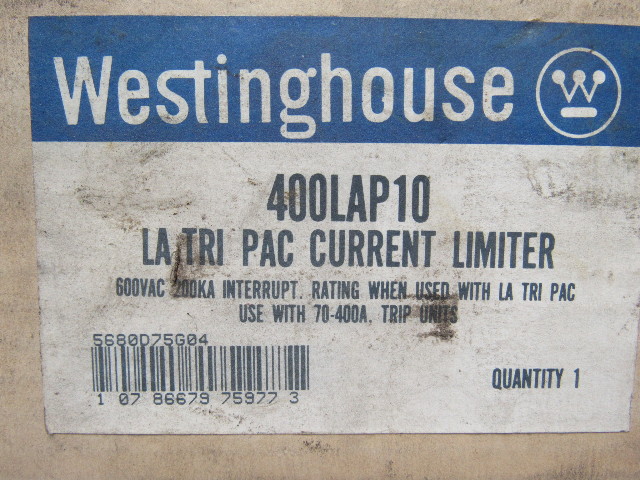 Westinghouse 400LAP10 Tri Pac- Current Limiter Fuse | Bullseye ...