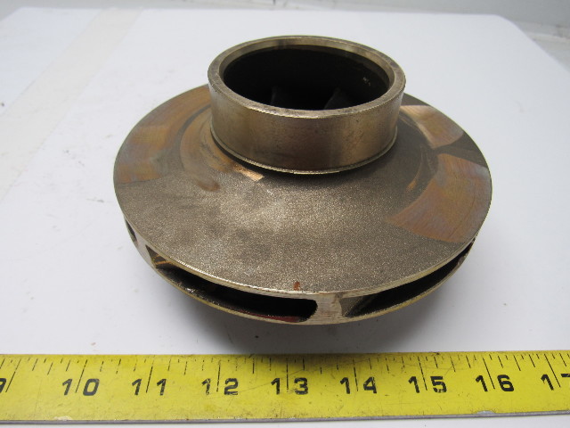 Bell & Gossett P50684 Bronze Pump Impeller 6-1/16" OD 7/8" Bore w ...