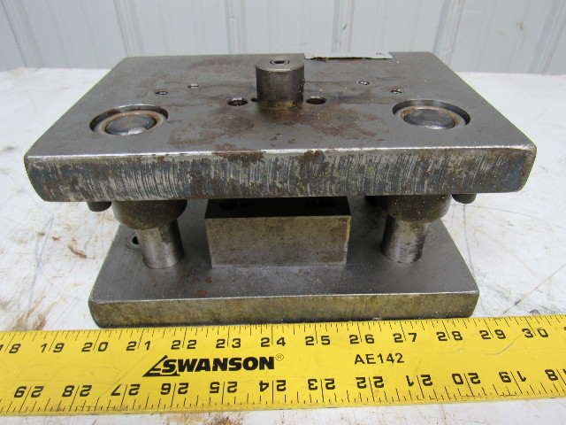 Punch Press Die Set/Shoe Rectangular Back 2 Post 9"W x 6"FB 3-1/2 ...