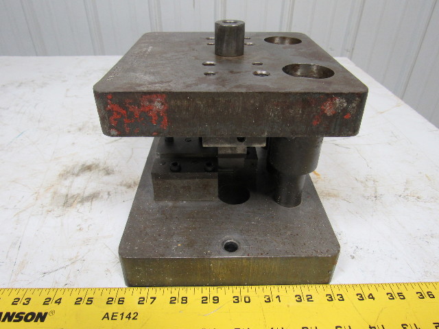 Punch Press Die Set/Shoe Rectangular Back 2 Post 9-1/2"W x 7"FB 5 ...