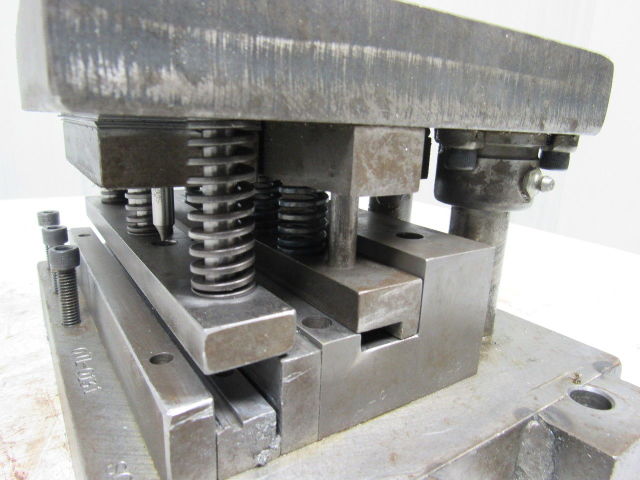 Punch Press Die Set/Shoe Rectangular Back 2 Post 10" W x 7-3/4"FB 5-1/2 ...