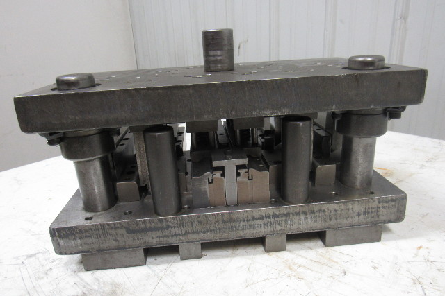 Punch Press Die Set/Shoe Rectangular Back 2 Post 16"W x 8-1/2"FB 5-3/4 ...